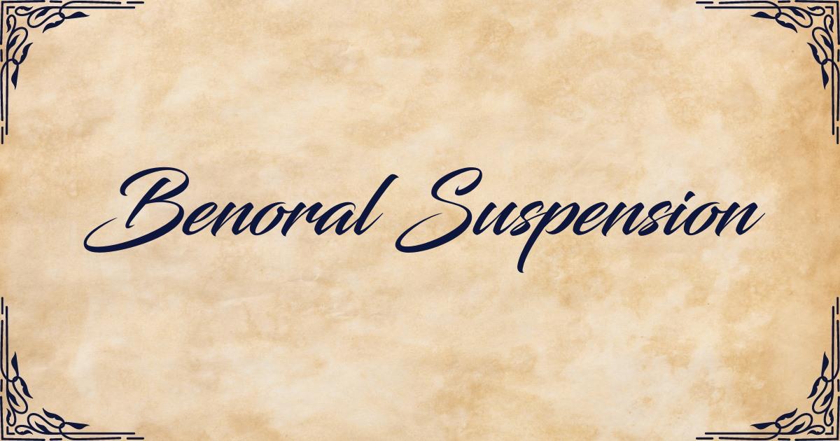 Benoral Suspension: Información Completa sobre Dosificación, Para Qué ...
