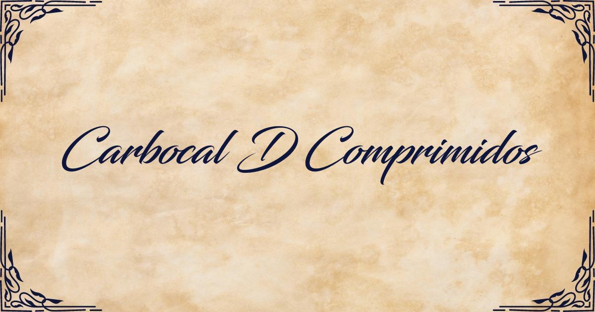Carbocal D Comprimidos: Información Completa sobre Dosificación, Para ...