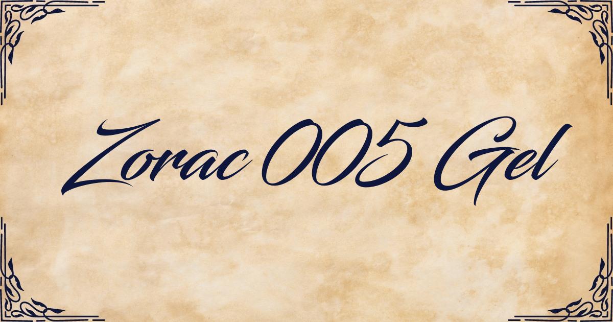 Zorac 005 Gel: Información Completa sobre Dosificación, Para Qué Sirve ...